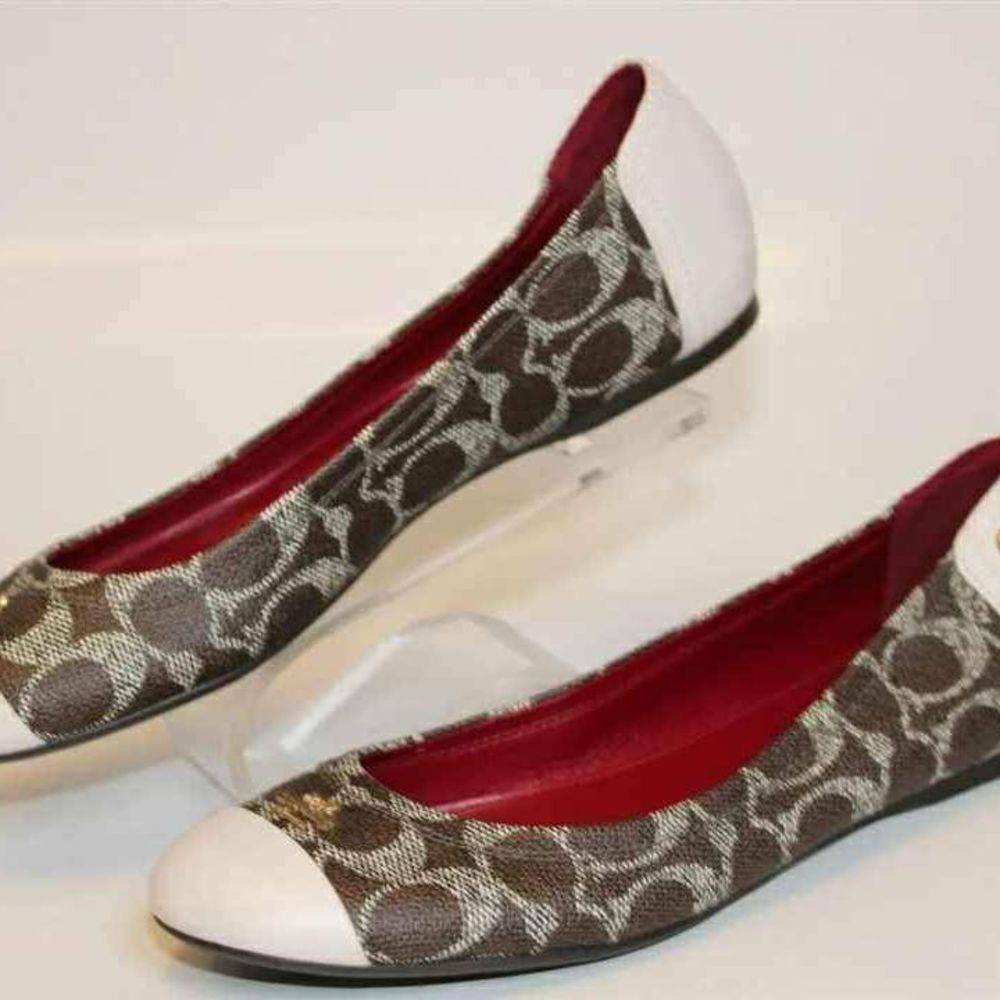 Coach Designer Womens Chelsea Signature Logo Ballet F… - Gem